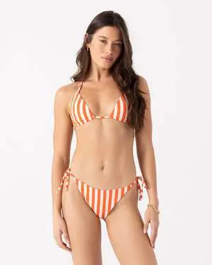 Roxy Ya Stripe Me Crazy Reversible Tie Side Bikini Bottom