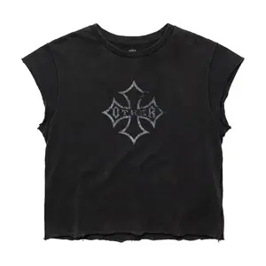OTHER UK Icon Vintage Issue Raw Edge T-shirt Worn - Black