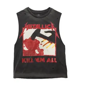 OTHER UK Metallica Kill 'em All Vintage Tank - Black