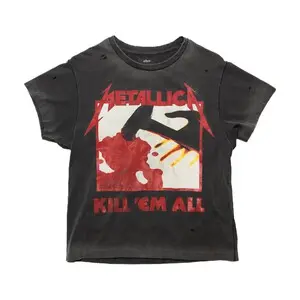 OTHER UK Metallica Kill 'em All Vintage T-shirt - Black