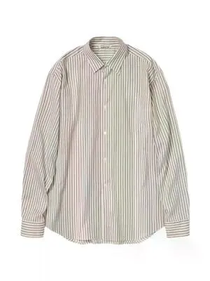 Auralee Striped Cotton-silk Shirt