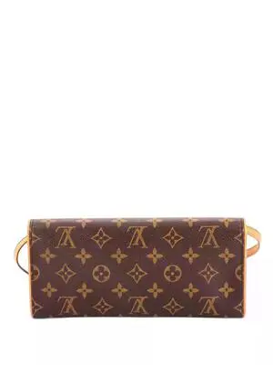 LOUIS VUITTON Twin Handbag Monogram Canvas Gm Crossbody Bag