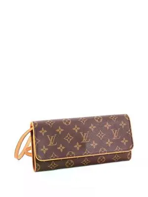 LOUIS VUITTON Twin Handbag Monogram Canvas Gm Crossbody Bag
