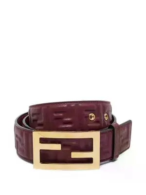 FENDI Ff Zucca Reversible Belt