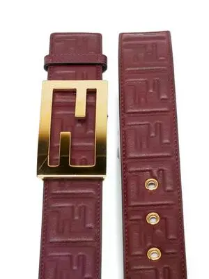 Fendi Ff Zucca Reversible Belt