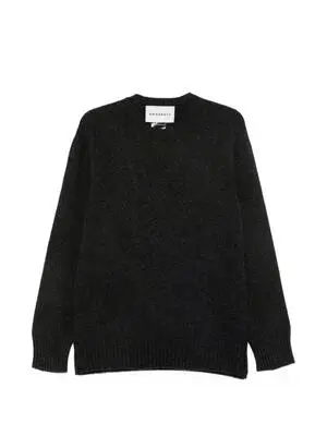 AMARANTO Crew-neck Sweater - Neutrals