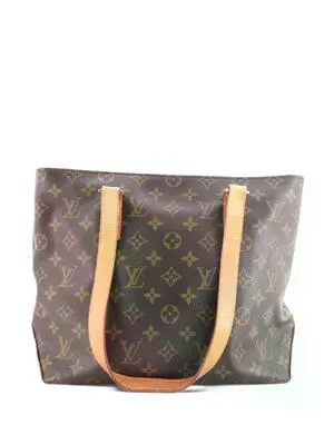 LOUIS VUITTON Cabas Piano Monogram Canvas Tote Bag - Brown