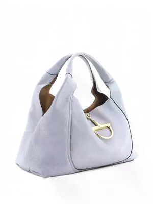 Gucci Softbit Leather Maxi Hobo Bag - Blue
