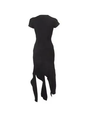 Stella McCartney Rib-knit Asymmetric Dress