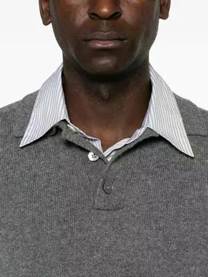 AMARANTO Button-fastening Polo Shirt