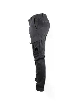 C.P. COMPANY Lens-detail Tapered Trousers - Grey
