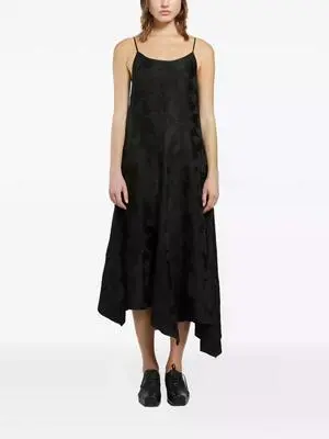UMA WANG Acrry Jacquard Asymmetric-hem Dress