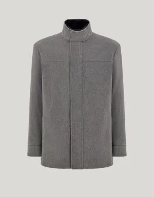 Canali Anthracite Cashmere Lightweight Jacket