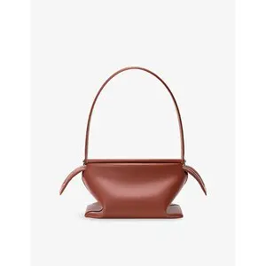 Loewe Whisker Small Leather Handbag - Cognac