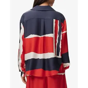 Loewe Colour-block Silk Pyjama Blouse