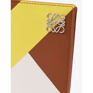 Loewe Anagram Graphic-print Leather Passport Cover