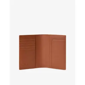 Loewe Anagram Graphic-print Leather Passport Cover
