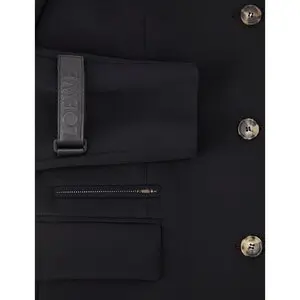 Loewe Single-breasted Wool-blend Blazer