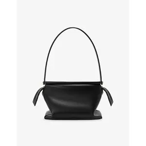Loewe Whisker Small Leather Shoulder Bag - Black