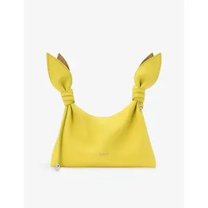 Loewe Scarf Mini Leather Handbag - Lemon