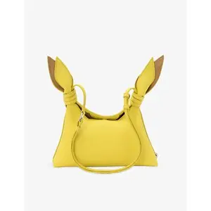 Loewe Scarf Mini Leather Handbag - Lemon