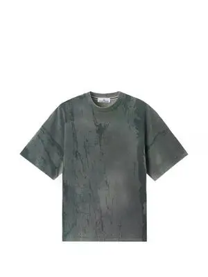 Stone Island 2100002 Organic Cotton Jersey, Laser Colour Garment Dyed T-shirt - Grey