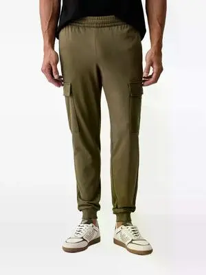 EA7 Logo-print Cargo Track Pants