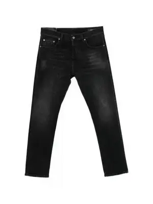 DONDUP Distressed Logo-patch Jeans