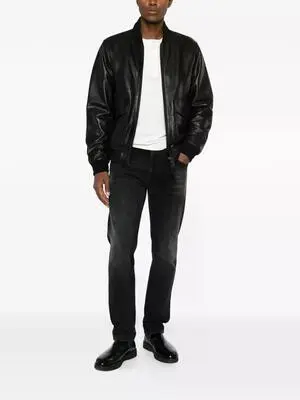 DONDUP Distressed Logo-patch Jeans