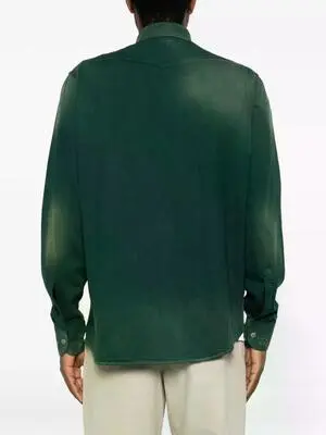 SARTORIO NAPOLI Faded-effect Western-yoke Shirt