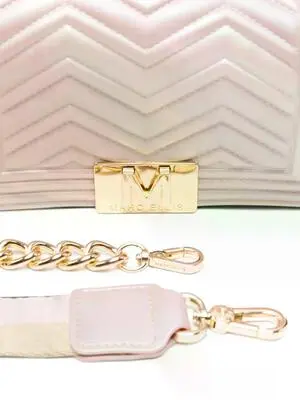 MARC ELLIS Xs Flat Wave 27 Chevron-quilted Tote Bag