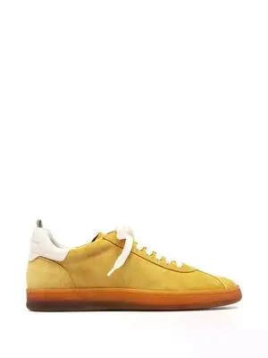 Officine Creative Ginnasio 101 Suede Panelled Low-top Sneakers