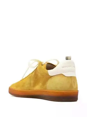 Officine Creative Ginnasio 101 Suede Panelled Low-top Sneakers