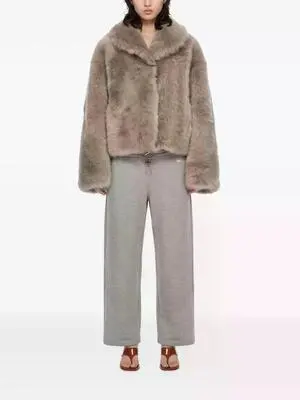 SALVATORE SANTORO Shearling Shawl-collar Coat