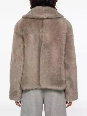 SALVATORE SANTORO Shearling Shawl-collar Coat