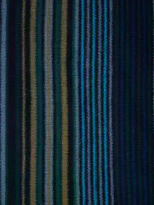 Paul Smith Navy Wool Double-side Stripe Scarf