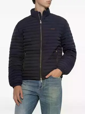 Versace Logo-embroidered Puffer Jacket