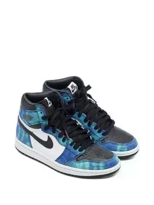 JORDAN 1 Retro Tie-dye Sneakers - Blue
