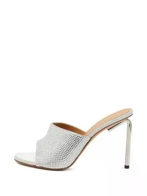 Off-White Allen Crystal-embellished Sandals - Silver