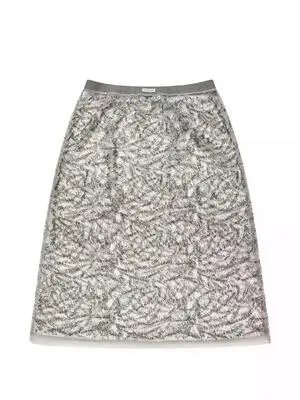 Munthe Vatosha Sequin-embellished Skirt - Silver