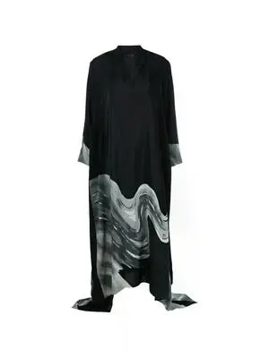 TESSITURA Dune Oversized Maxi Dress - Black