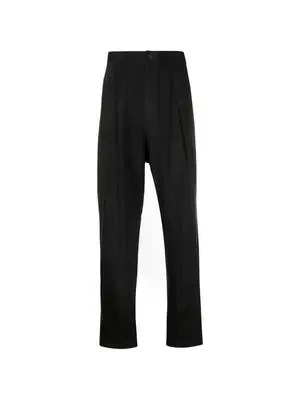 TESSITURA BODY COUTURE Tapered Drop-crotch Trousers - Black
