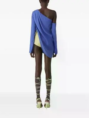 Gauge81 Toho One-shoulder Silk Blouse
