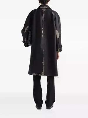 Prada Bonded Devoré Cotton Coat
