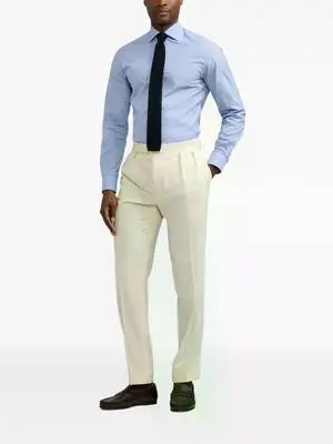 Ralph Lauren Purple Label Spread-collar Cotton Shirt