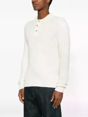 FILERIA Waffle-knit Polo Shirt