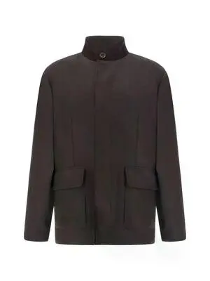 Paul & Shark Suede-trimmed Wool Jacket