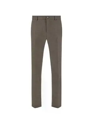 Paul & Shark Bellagio Wool Trousers - Brown