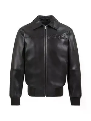 PELLE PELLE Logo-patch Corded Jacket - Black