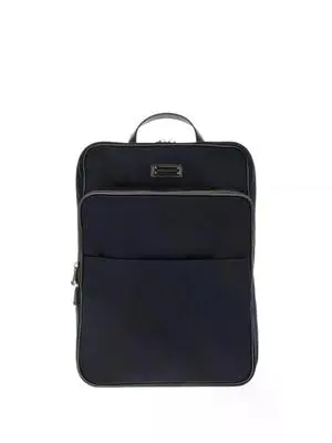 Paul & Shark Leather-trim Cashmere Backpack